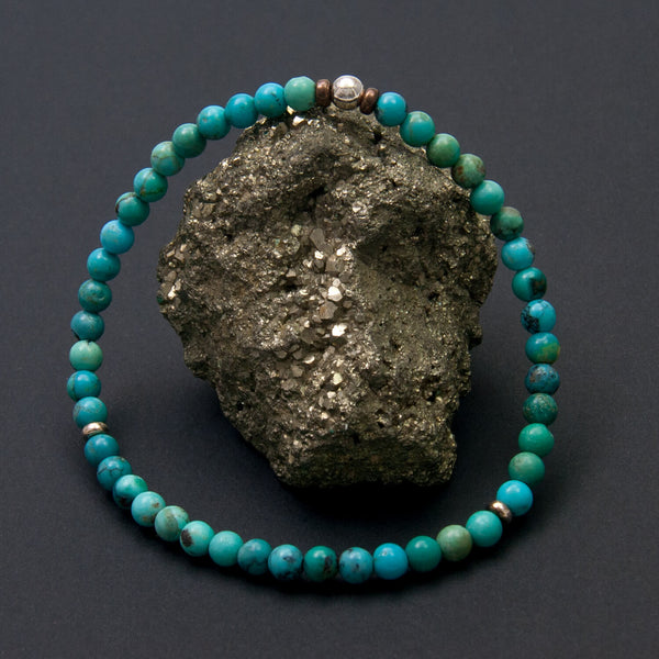 Turquoise Mala Bracelets & Necklaces - Golden Lotus Mala