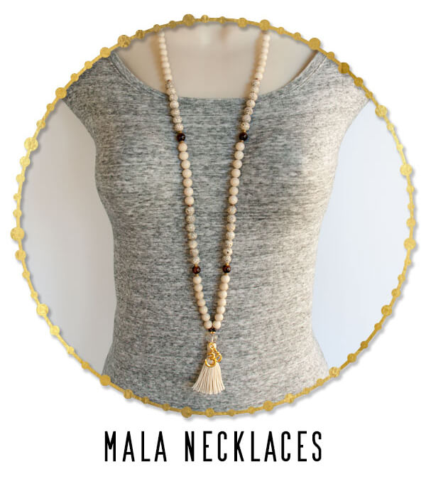 Golden Lotus Mala | Authentic Mala Beads Made in the USA