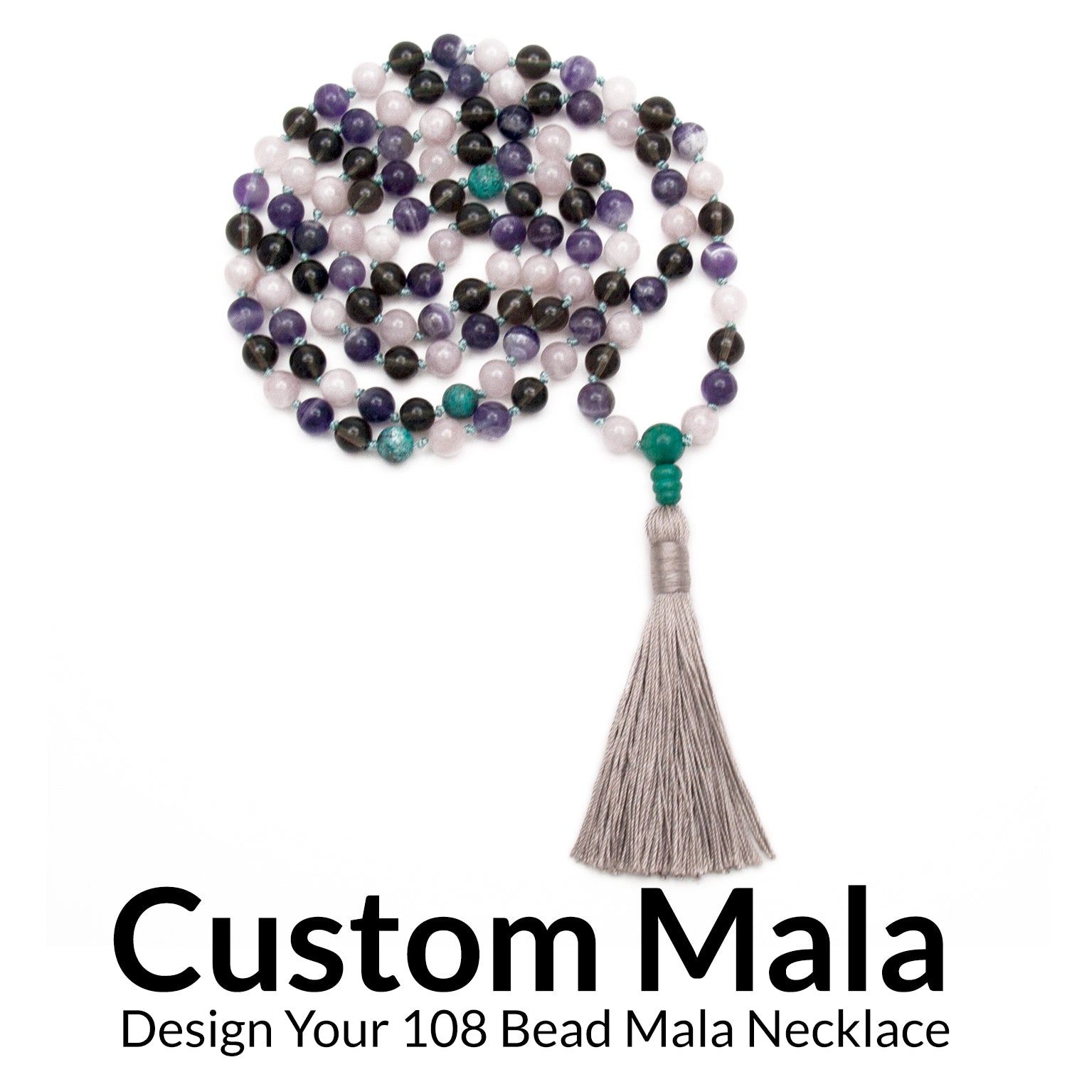 Custom Mala Beads - Design Your Mala Necklace - Golden Lotus Mala